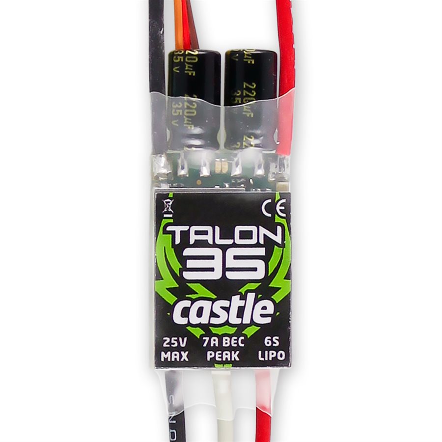 TALON 35 AMP ESC, 6S / 25V WITH 7 AMP BEC