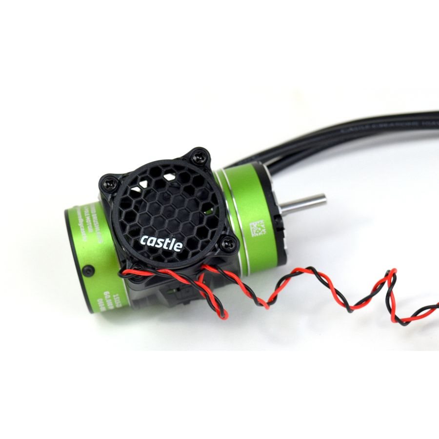 CASTLE 1515 SENSORED MOTOR - 2200KV (MOD 4MM BULLETS / 12AWG WIRE)