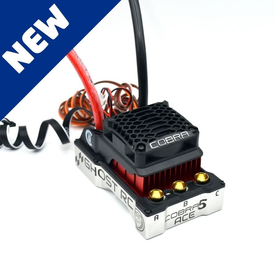 GHOST RC - COBRA 5 ACE - DRAG AND HIGH SPEED 8s ESC