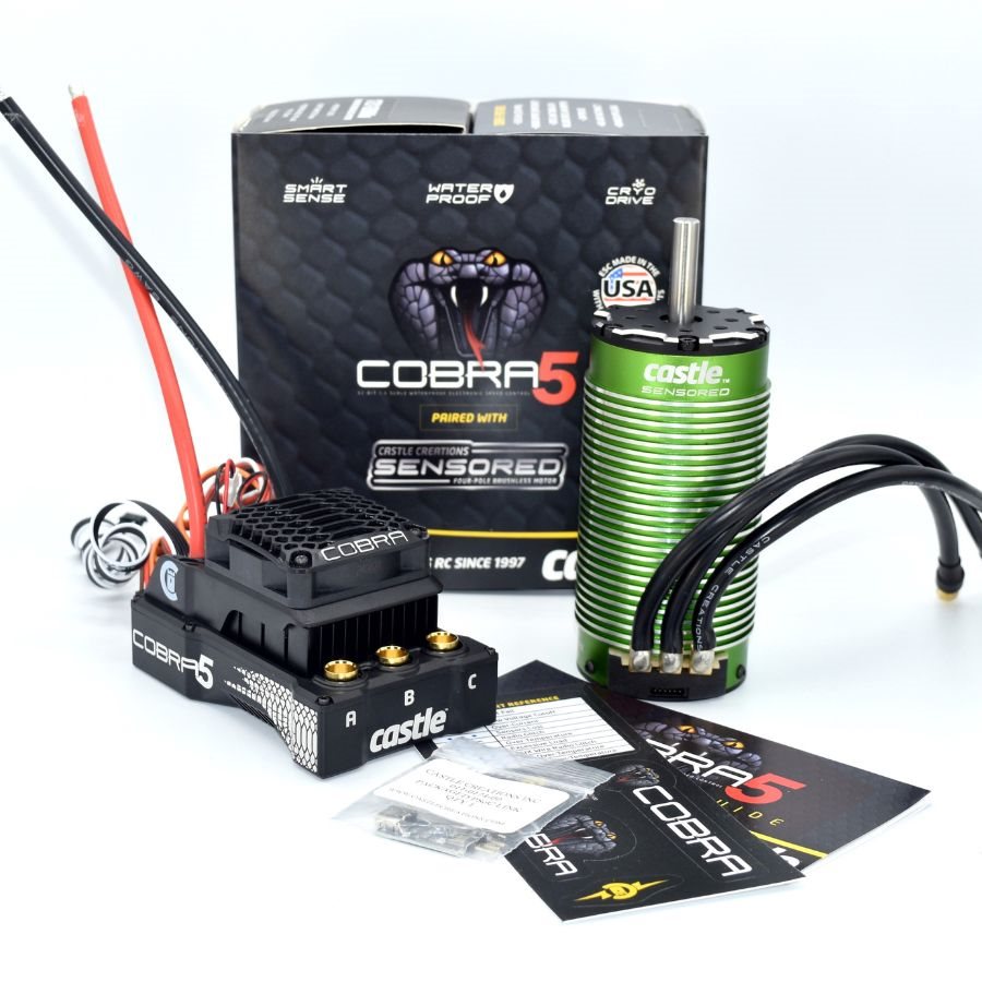 COBRA 5, 8S, 33.6V ESC, 20A PEAK BEC W / 2028-1100KV