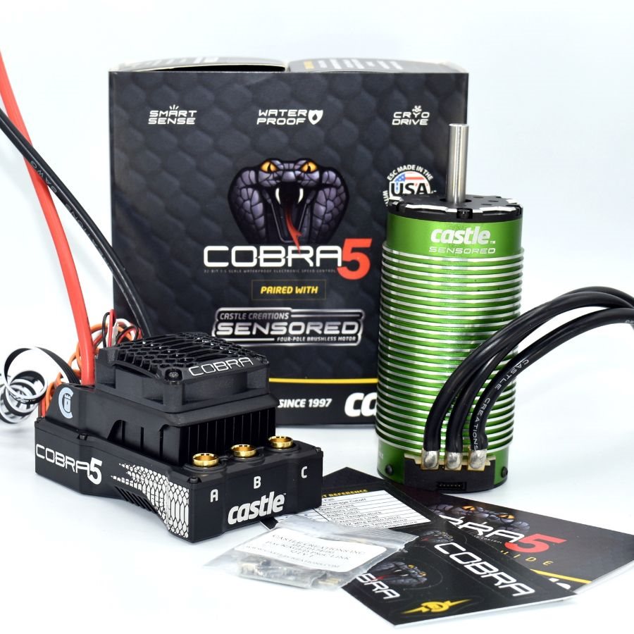 COBRA 5, 8S, 33.6V ESC, 20A PEAK BEC W / 2028-800KV