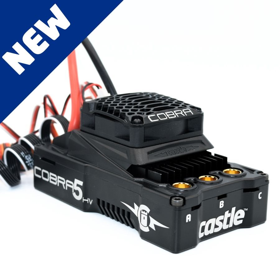 Cobra 5 HV ESC – Castle’s 12S Powerhouse for 1/5 & 1/4 Scale RC
